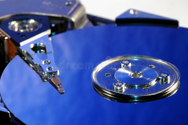 Blue Hard Drive stock photo. Image of drive, read, open - 5817918