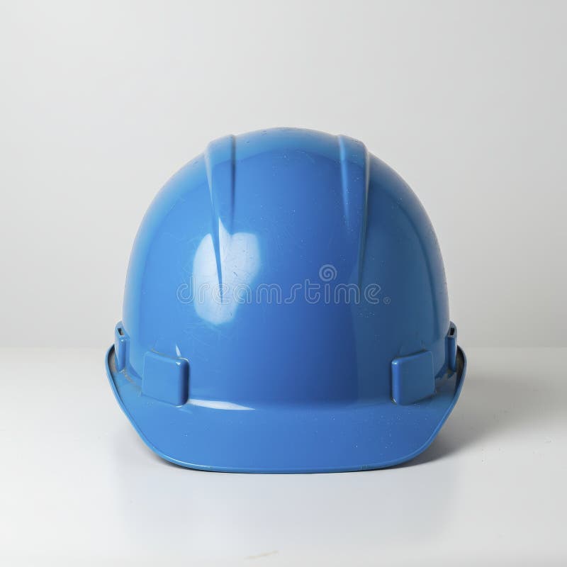 Blue Hard Hat Safety Protective Gear Still Life Stock Illustration ...