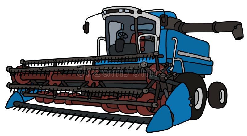 Harvester Drawing Stock Illustrations – 1,600 Harvester Drawing Stock ...