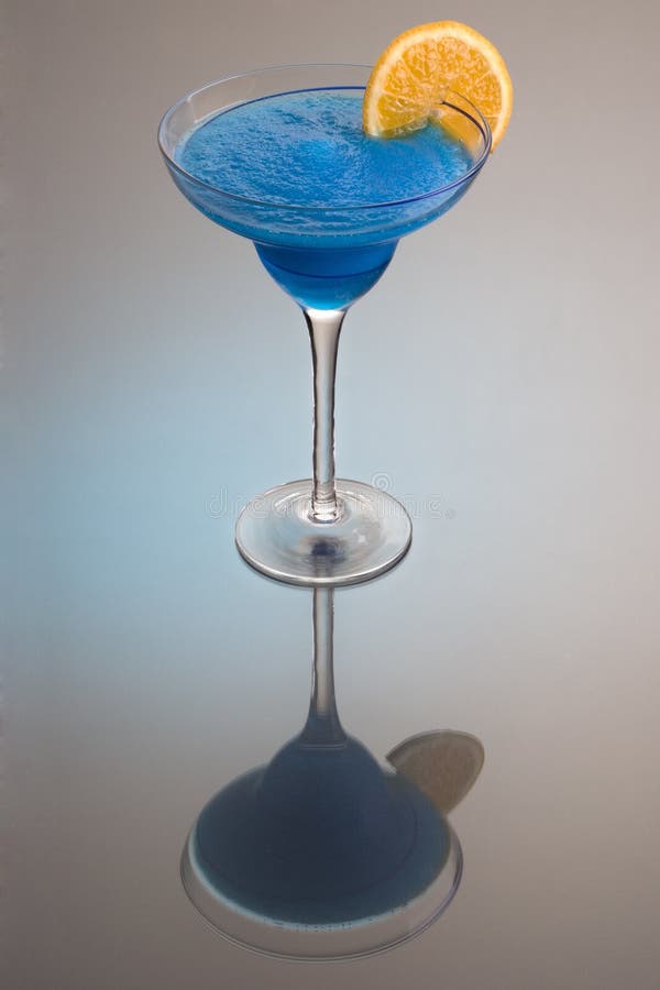 Hawaiian Blue cocktail stock image. Image of alcohol, alcoholic - 9689125