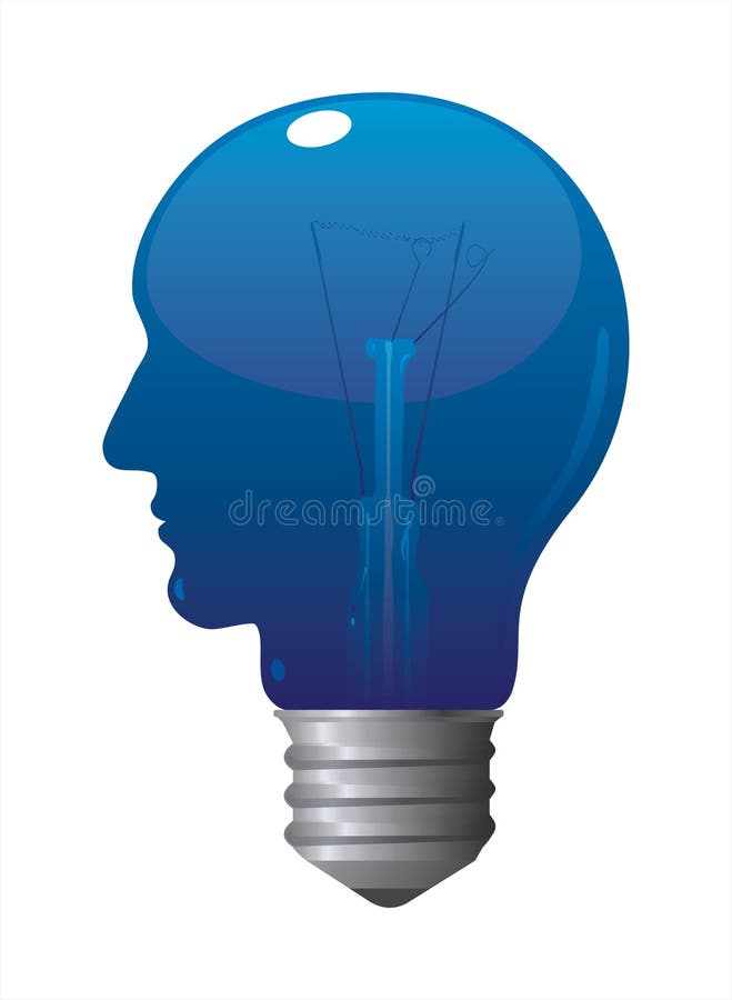 Human Heads with Dirt and Bulbs Stock Illustration - Illustration of ...