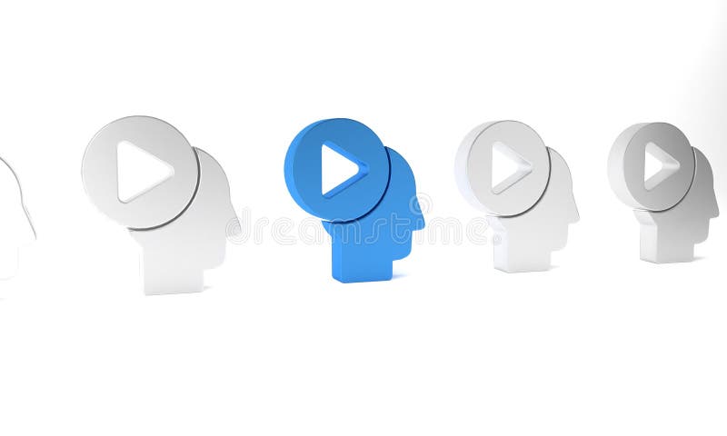 Blue Play Button Icon Stock Illustrations – 28,909 Blue Play Button ...