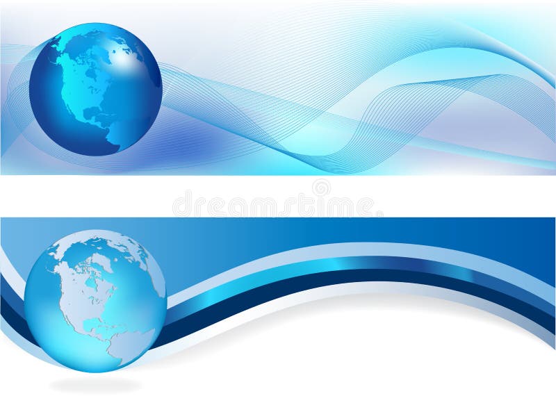 Banners, headers stock vector. Illustration of blue, stars - 16409268