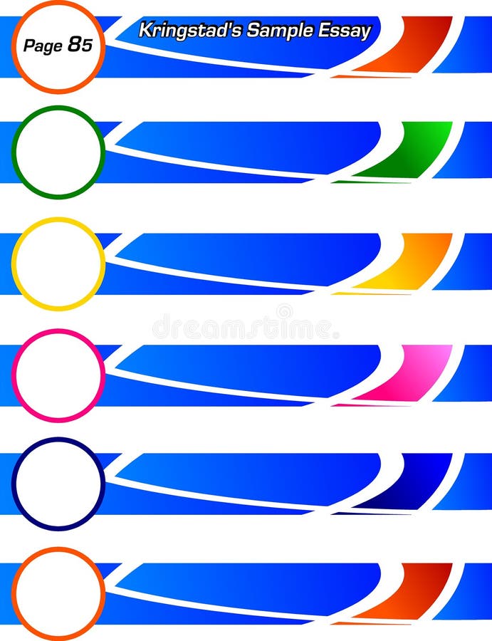 Blue headers banners stock vector. Illustration of internet - 12465138