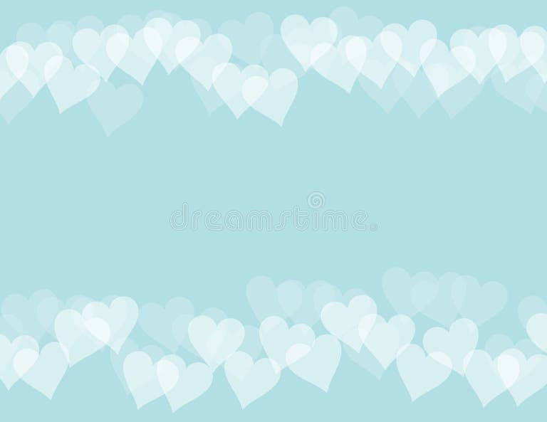 Blue hearts banner stock vector. Illustration of borders - 49994435