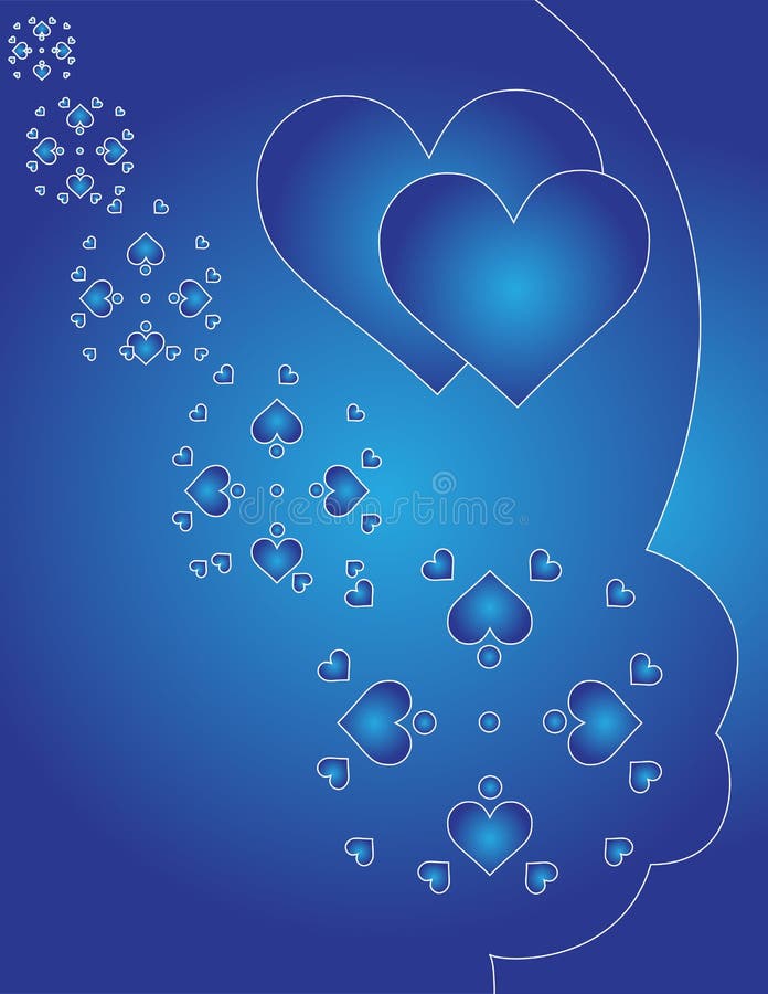 800+ Blue hearts background Free Stock Photos - StockFreeImages