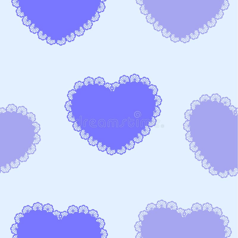 Blue hearts stock vector. Illustration of invitation - 75549574