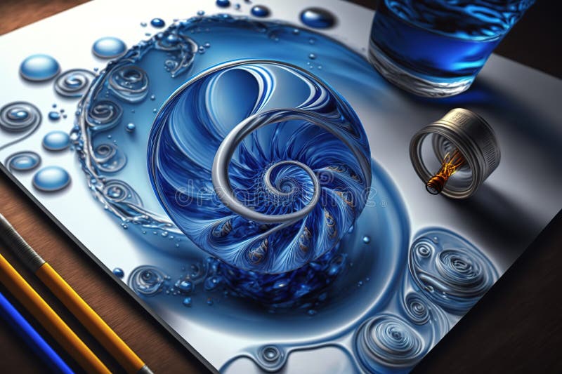 The blue helix stock illustration. Illustration of shell - 273118925