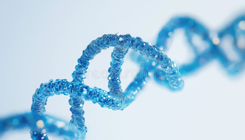 Blue Helix stock image. Image of strand, innovation - 388482999