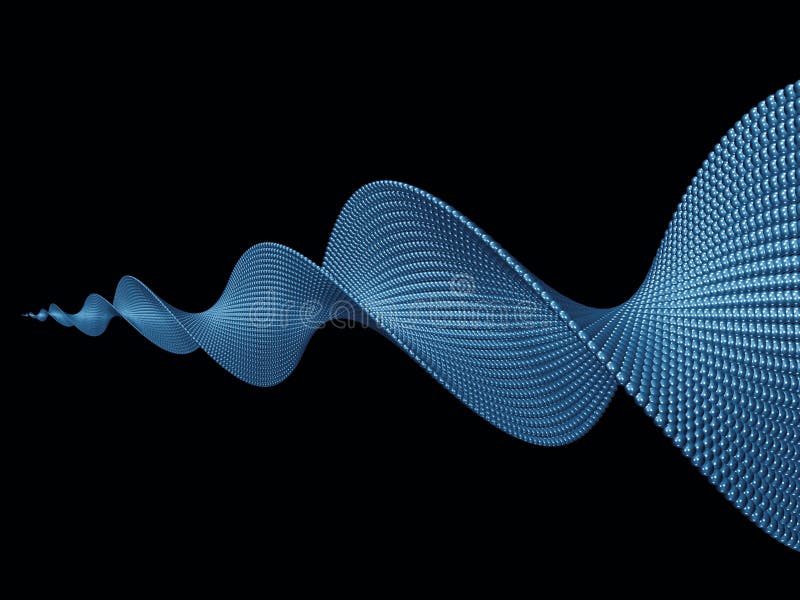 Blue Helix stock illustration. Illustration of research - 34913222