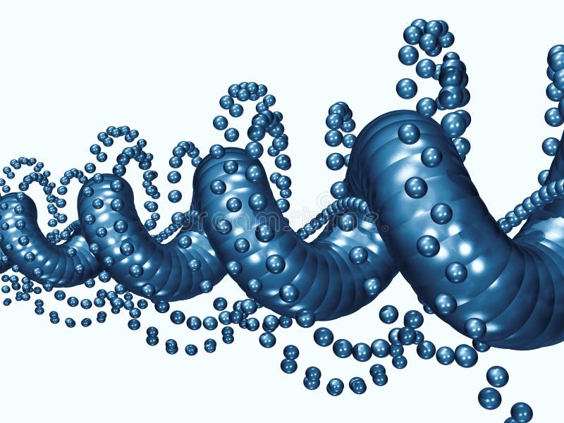 Blue Helix stock illustration. Illustration of laboratory - 35108160