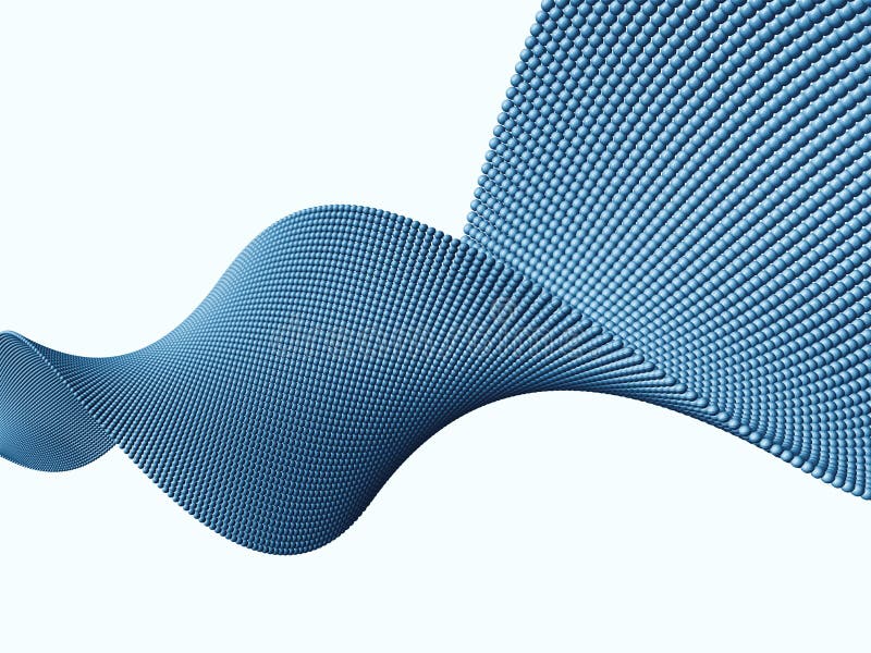 Blue Helix stock illustration. Illustration of math, dimensional - 35286927