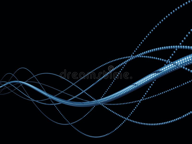 Blue Helix stock image. Image of design, particle, research - 35286977