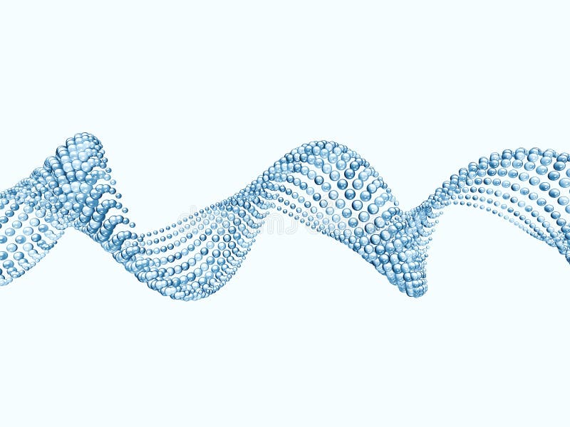 Blue Helix stock illustration. Illustration of rendering - 35659625