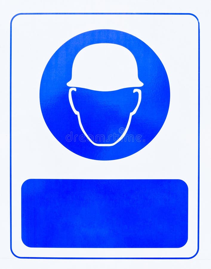 Blue helmet symbol stock photo. Image of concept, industrial - 22555838