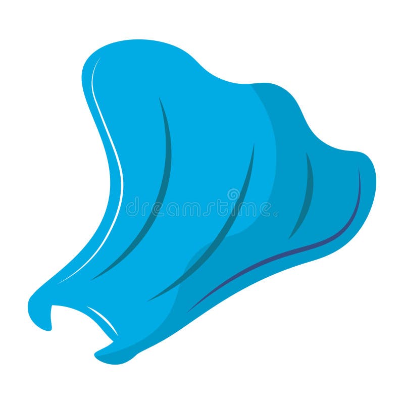 Blue Hero Cape Flying Vector Stock Illustration - Illustration of power ...