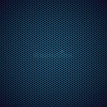 Blue Hexagon Metal Background Stock Vector - Illustration of textured ...