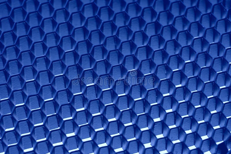 Blue Hexagon Mosaic Background. Hexagon Blue Texture Stock Photo ...