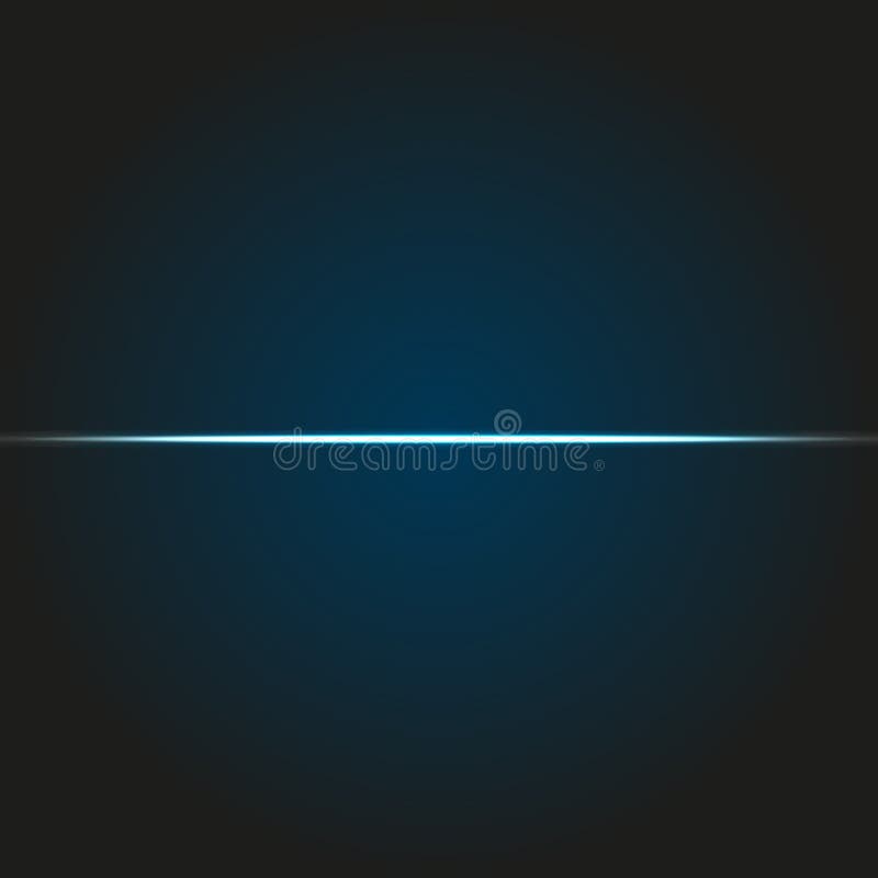 Blue Highlights. Glowing Light Effects. Streak. Stock Vector ...