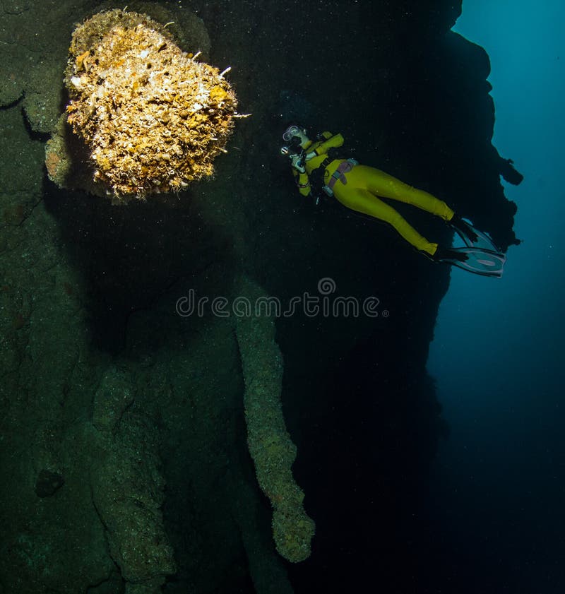 Blue Hole Belize Scuba Diving Editorial Photography - Image of diving ...