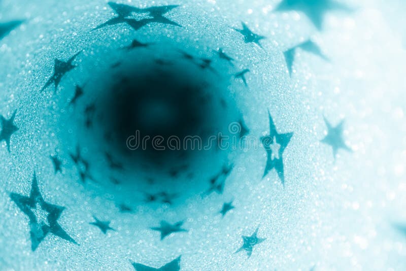 Blue Holographic Glitter Stars Abstract Patterned Background Stock ...