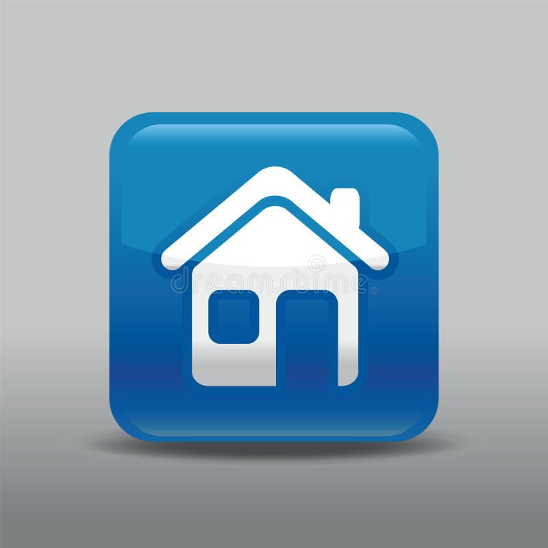 Vector Icon - Building of Home Apartment Stock Vector - Illustration of ...