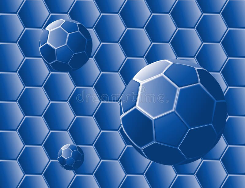 Blue Honeycomb Abstract stock vector. Illustration of blue - 4348872