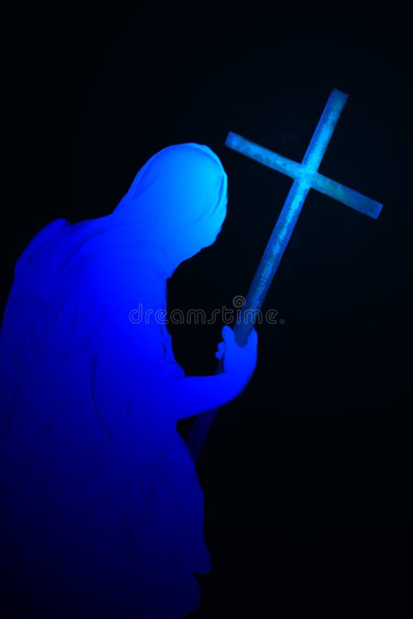 Blue Hope stock illustration. Illustration of holiness - 6601183