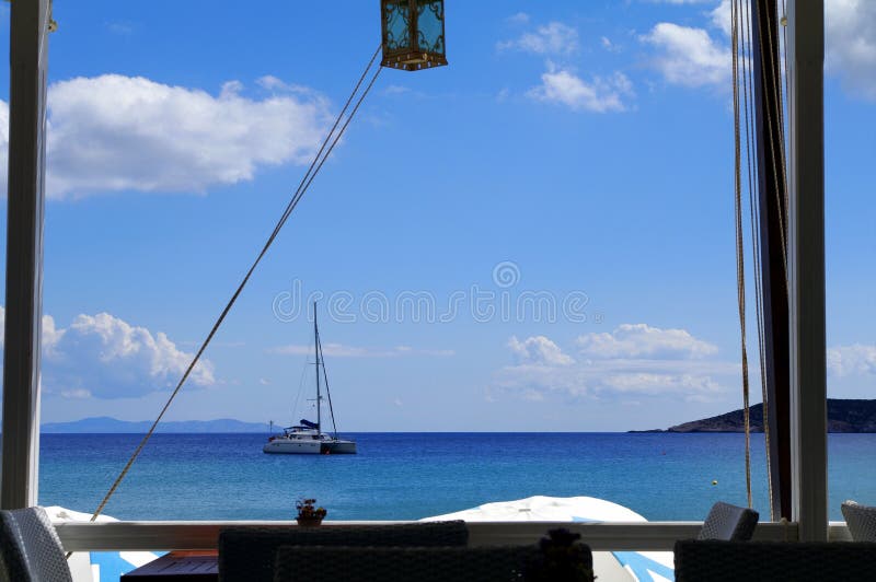 Blue Horizon stock photo. Image of island, landscape - 22733148