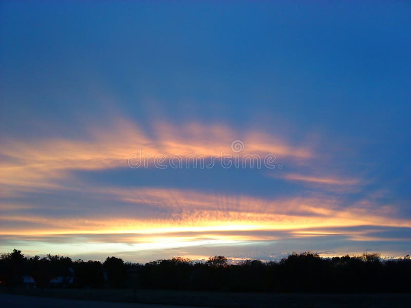 Blue Horizon stock image. Image of landscapes, colors - 39393107
