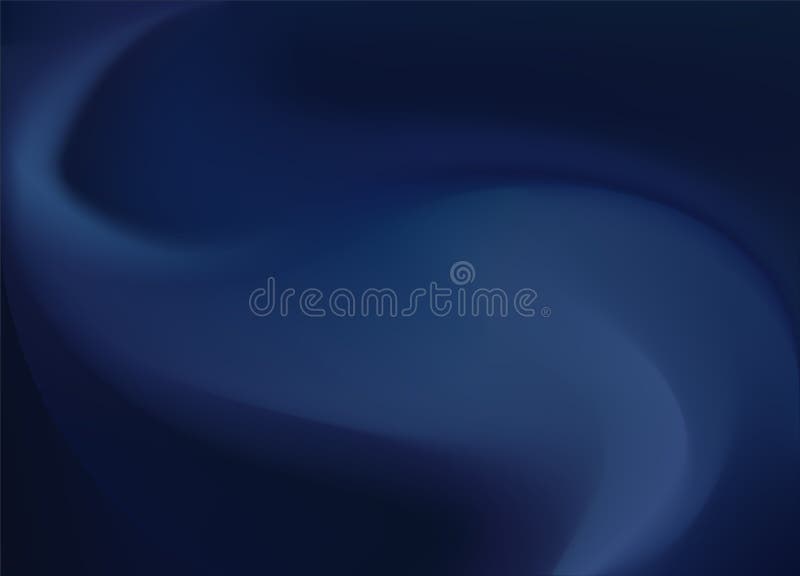 Blue Horizontal Background with Gradient, Abstract Waves Stock Vector ...