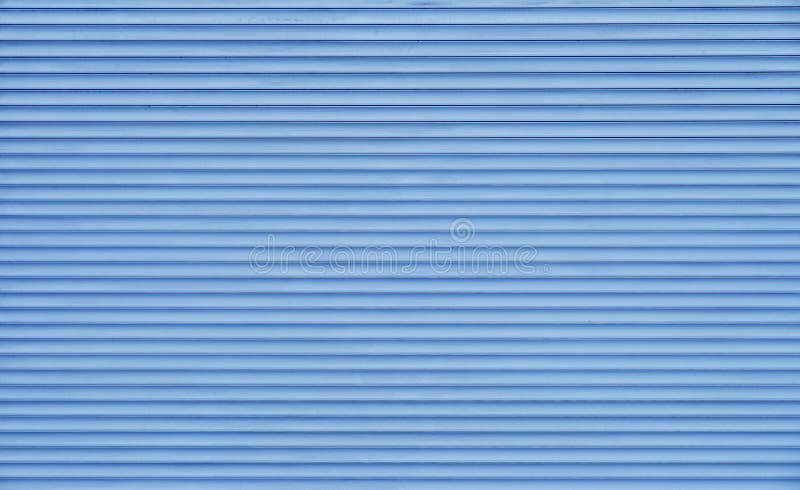 Blue Horizontal Roller Shutter Blinds Stock Photo - Image of window ...