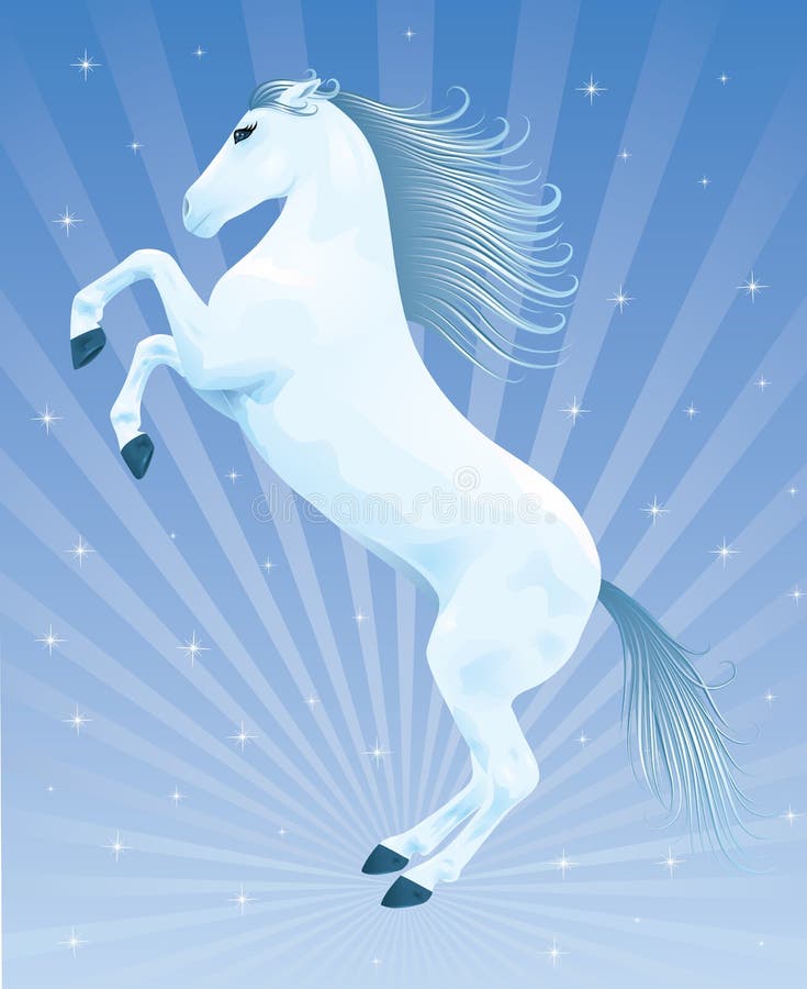 Horse stock vector. Illustration of cartoon, cute, domestic - 21156325