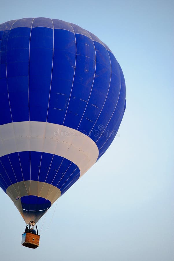 Blue Hot Air Balloon. Picture Image: 18014917
