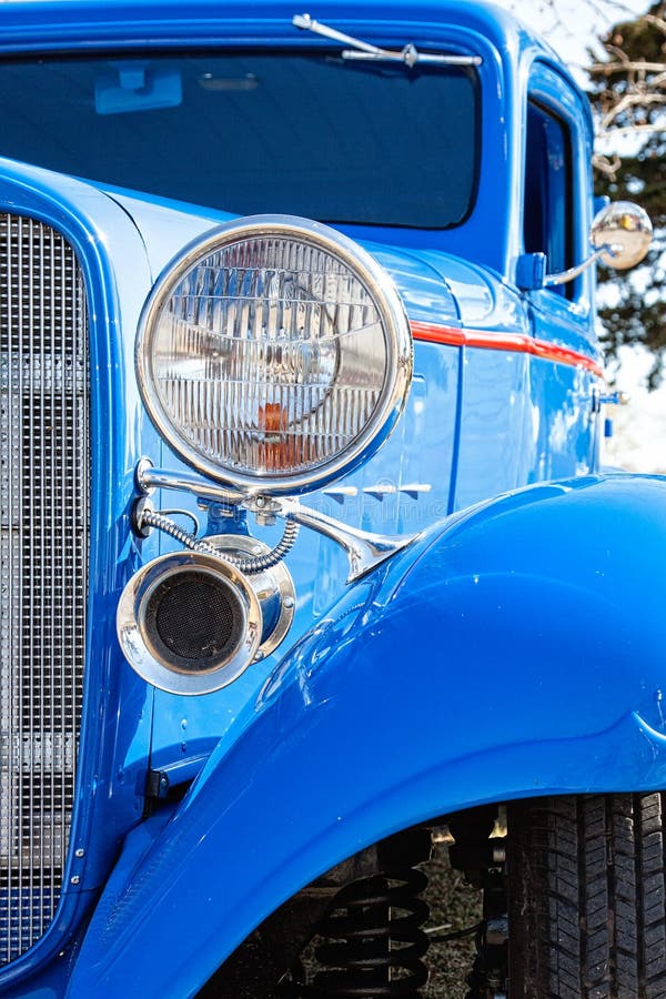 Beautiful Blue Hot Rod Car Stock Photos - Free & Royalty-Free Stock ...