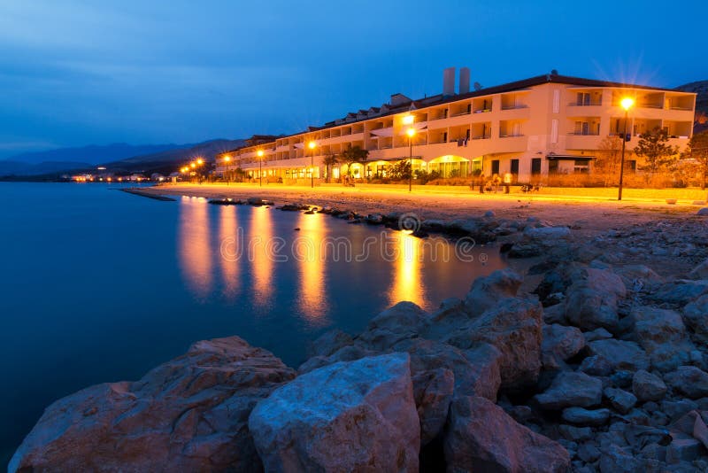 Blue hotel stock photo. Image of peaceful, europe, tranquil - 28432698