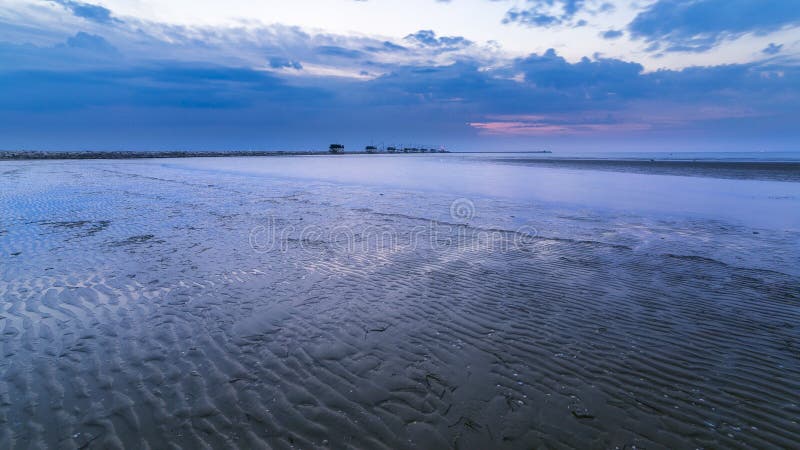 Blue hour on Adriatic Sea stock photo. Image of coast - 82331972