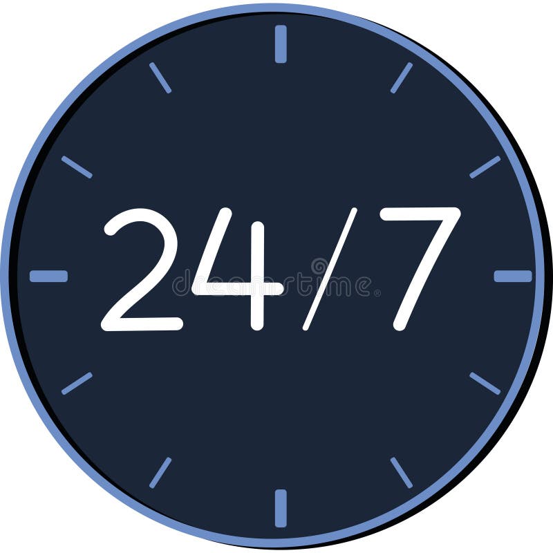 24 Hour Clock Stock Illustrations – 13,629 24 Hour Clock Stock ...