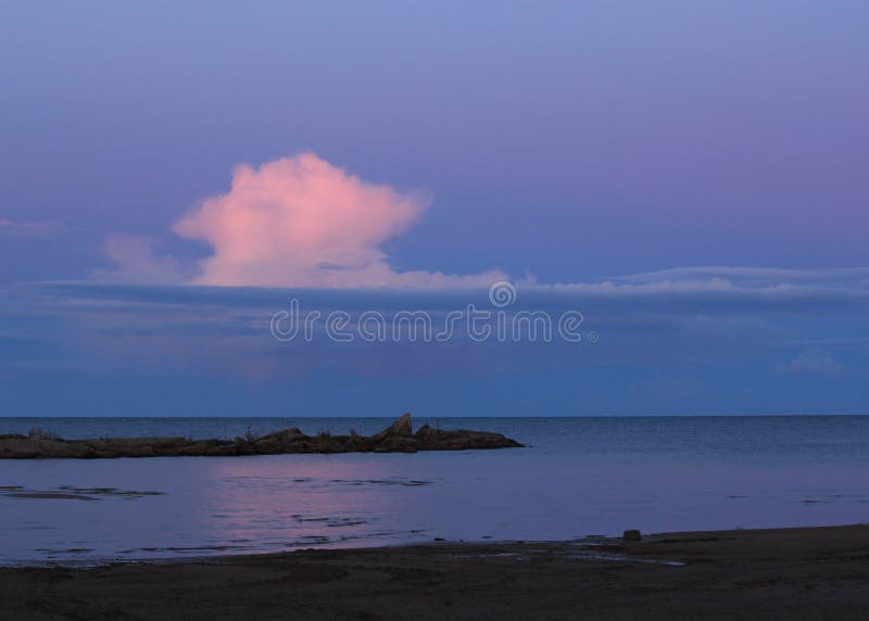 Blue Hour at Lake Vanern, Sweden Stock Image - Image of lake, europe ...