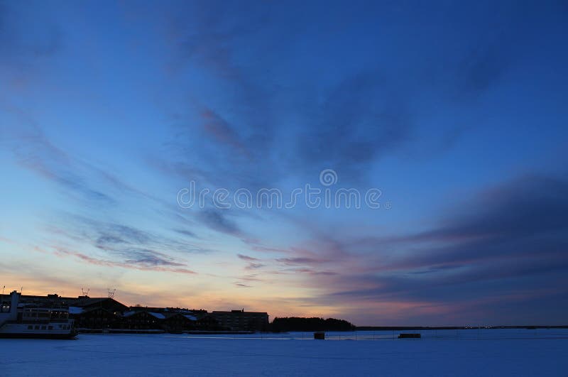 Blue hour in North Port stock photo. Image of deliciously - 54003452