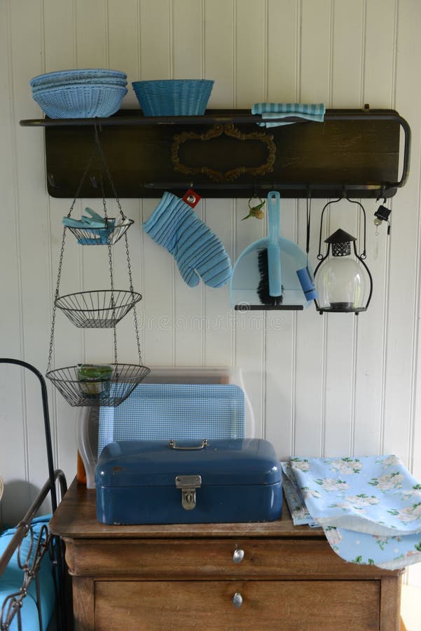 Blue house decoration stock image. Image of blue, tray - 31594431