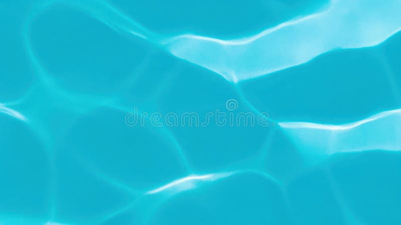 Blue Hues: Abstract Background with Caustic Light and Glass Water ...