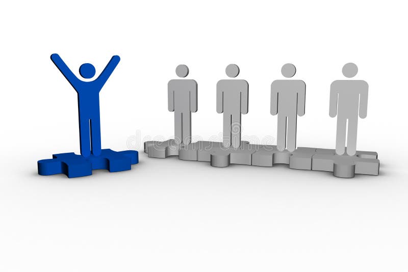 Blue Human Brain and Neurons Stock Illustration - Illustration of ...