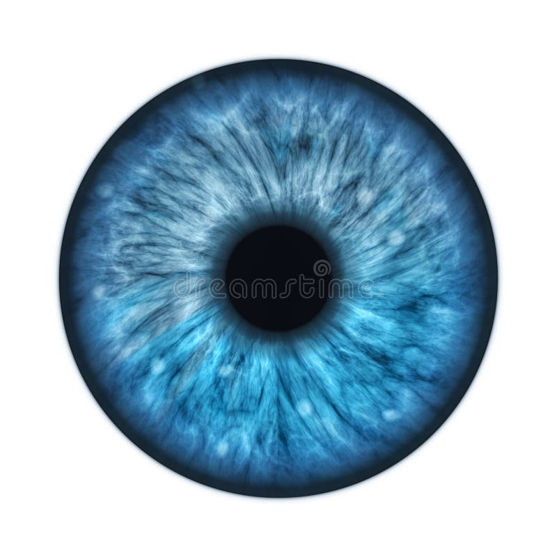 Blue eye iris stock illustration. Illustration of black - 155966508