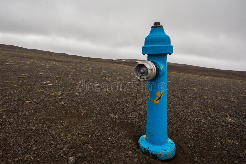 Blue hydrant stock image. Image of firefighting, blue - 110868221