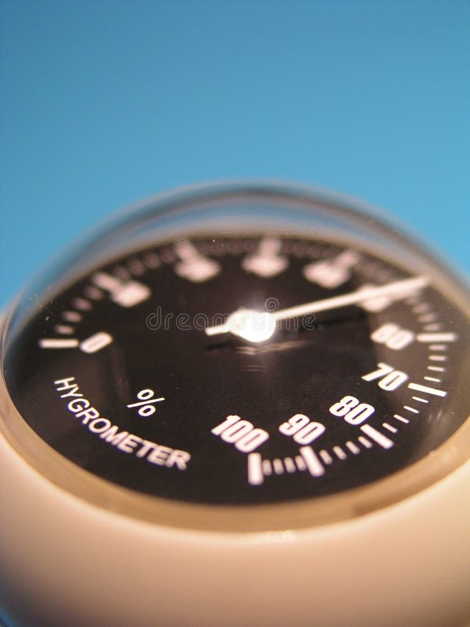 Hygrometer and Barometer stock photo. Image of numbers - 1866488
