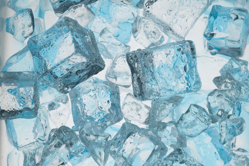 Wet ice cubes objects stock photo. Image of drink, cube - 12564824