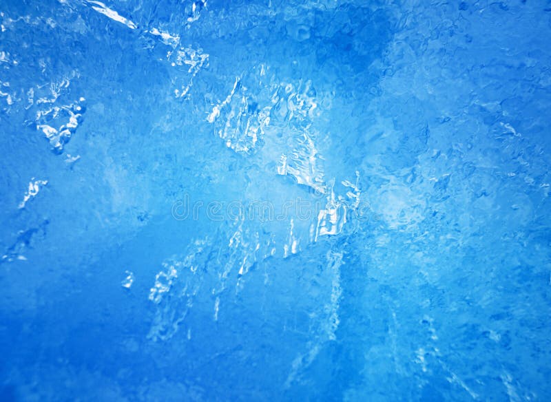 Blue Ice. Abstract Ice Texture Stock Photo - Image of liquid, closeup ...