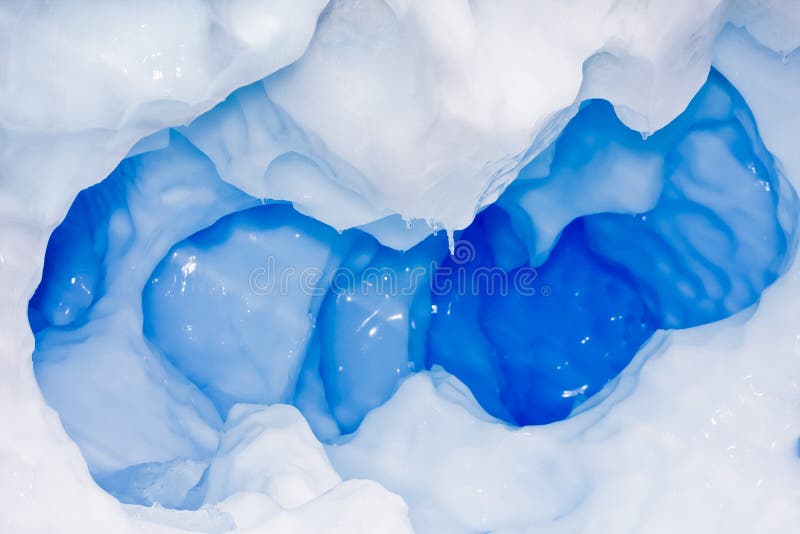 Blue ice cave stock photo. Image of blue, climate, pole - 18299774