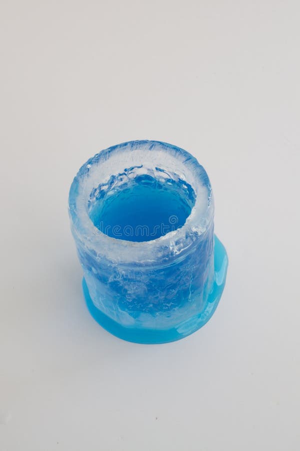 Blue in ice-cold glass stock image. Image of blue, cold - 23559663